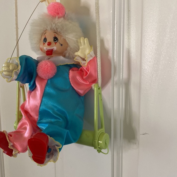 IWAYA | Toys | Vintage Iwaya Hanging Baby Clown Whistle Blowing Swing ...